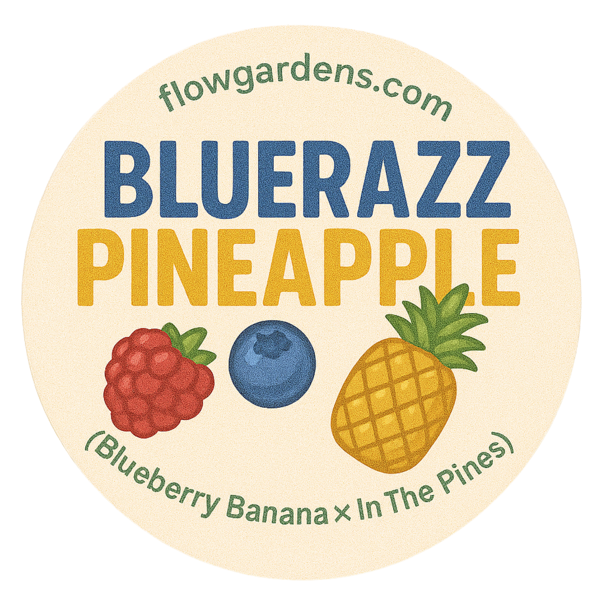 Blue Razz Pineapple: Small Batch | Flow Gardens